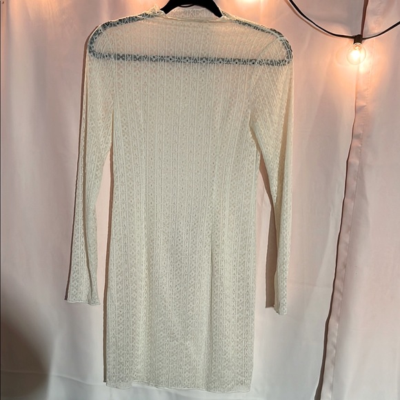 Dresses | Elegant White Lace Dress Beach Pool Cover Up Ptp 14 | Poshmark